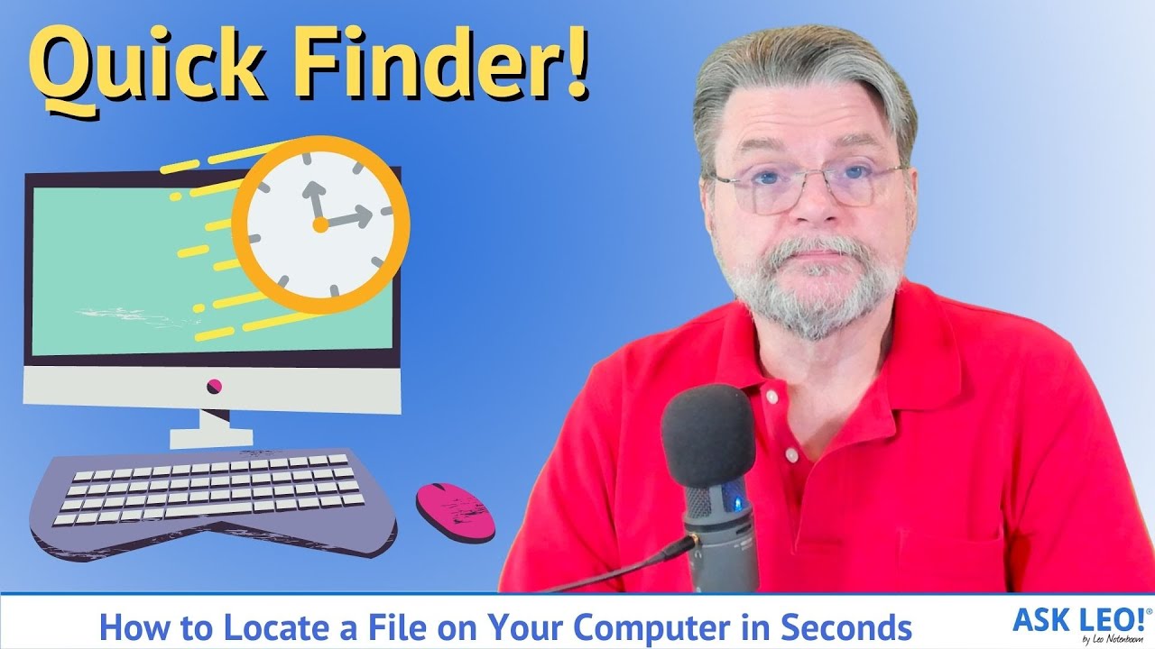 How To Locate A File On Your Computer In Seconds Youtube