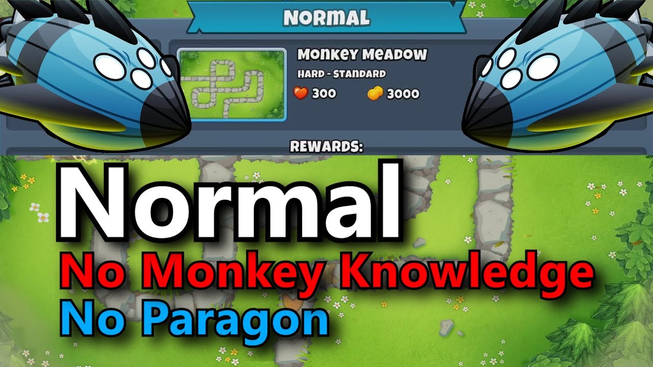Btd6 Vortex Normal No Monkey Knowledge Youtube