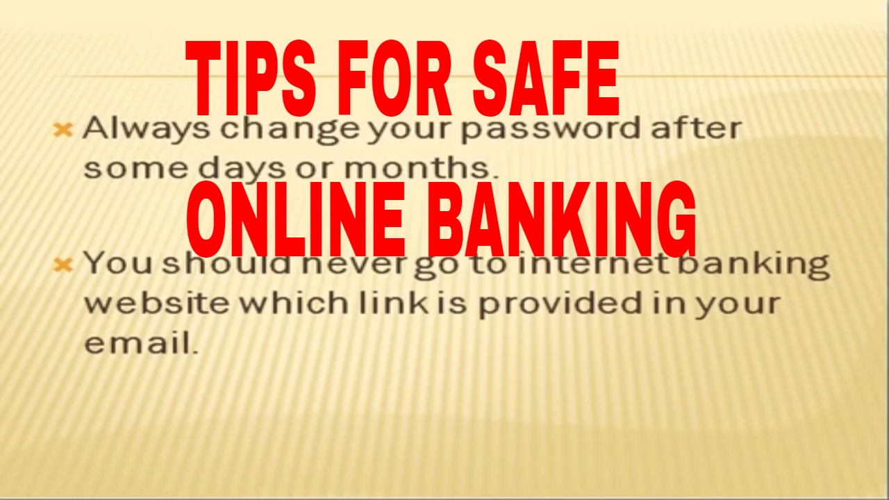 Safe Banking Tips Youtube