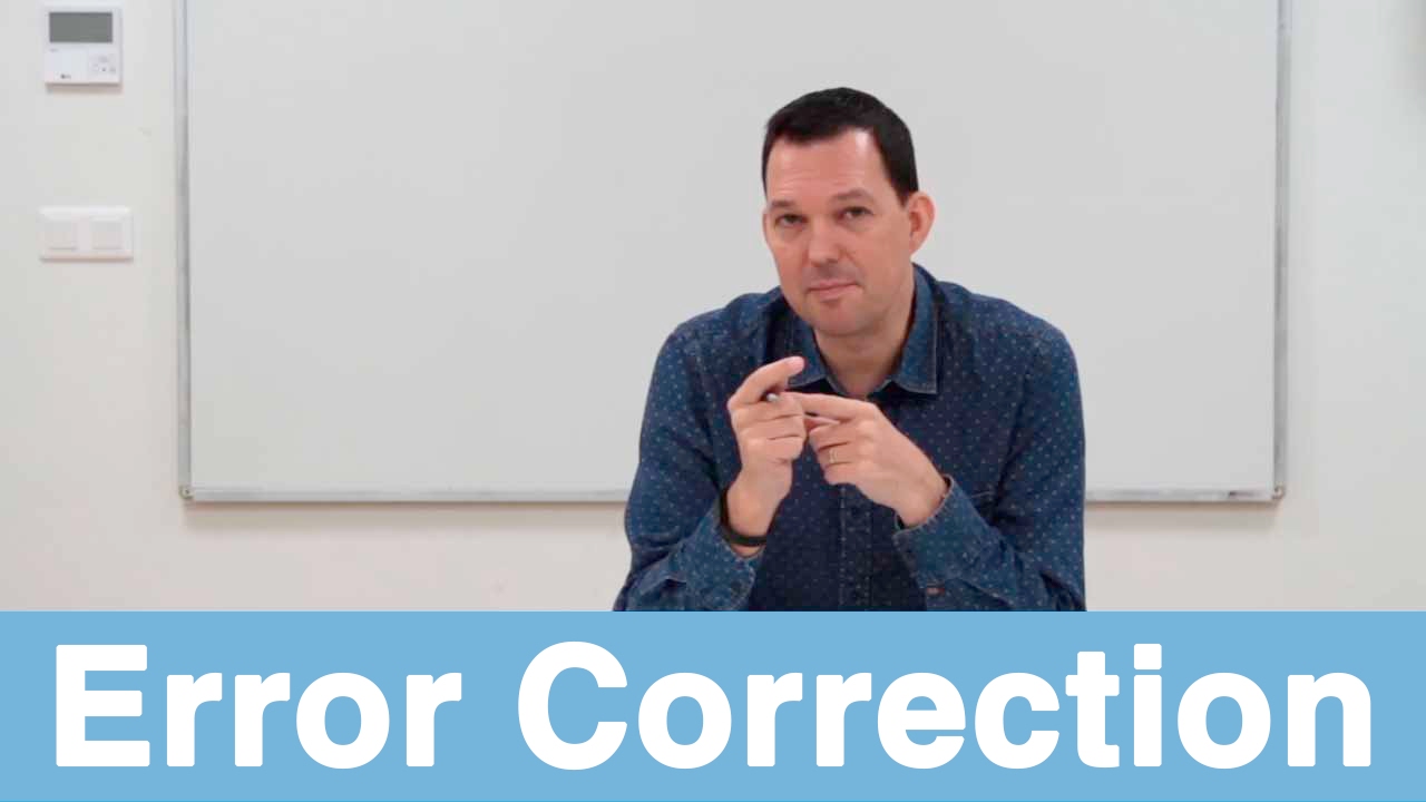 Efl Teacher Training Error Correction Youtube