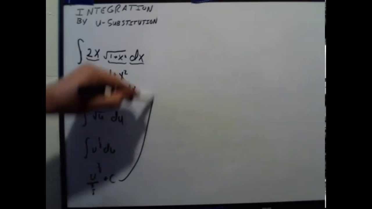 U Substitution Worked Example 2 Youtube