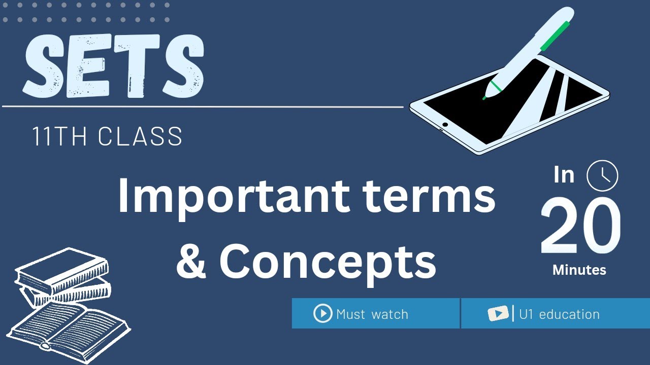 Chapter 1 Sets Mathematics 11th Class Youtube