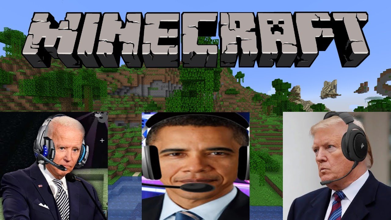 Presidents Play Minecraft Youtube