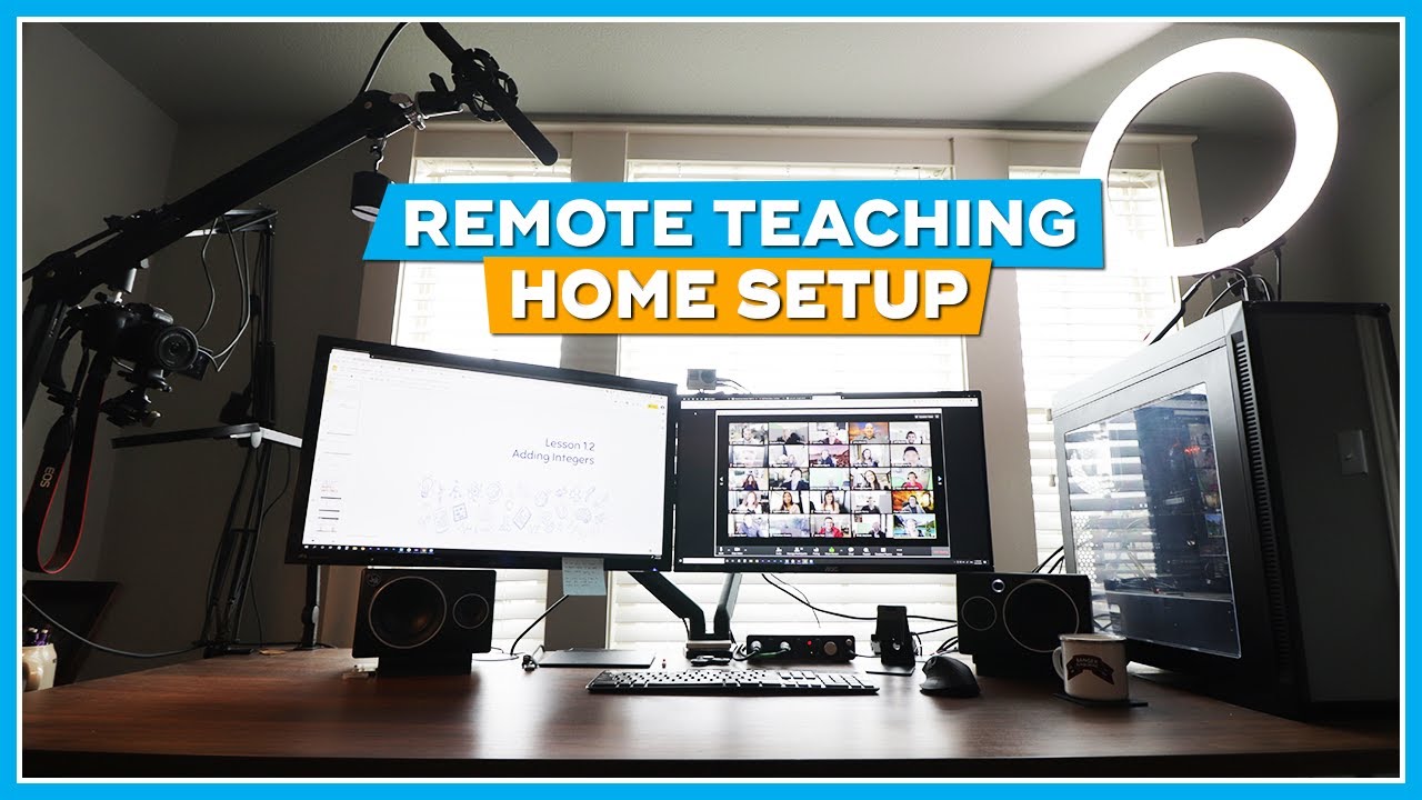 My Remote Teaching Home Setup Youtube