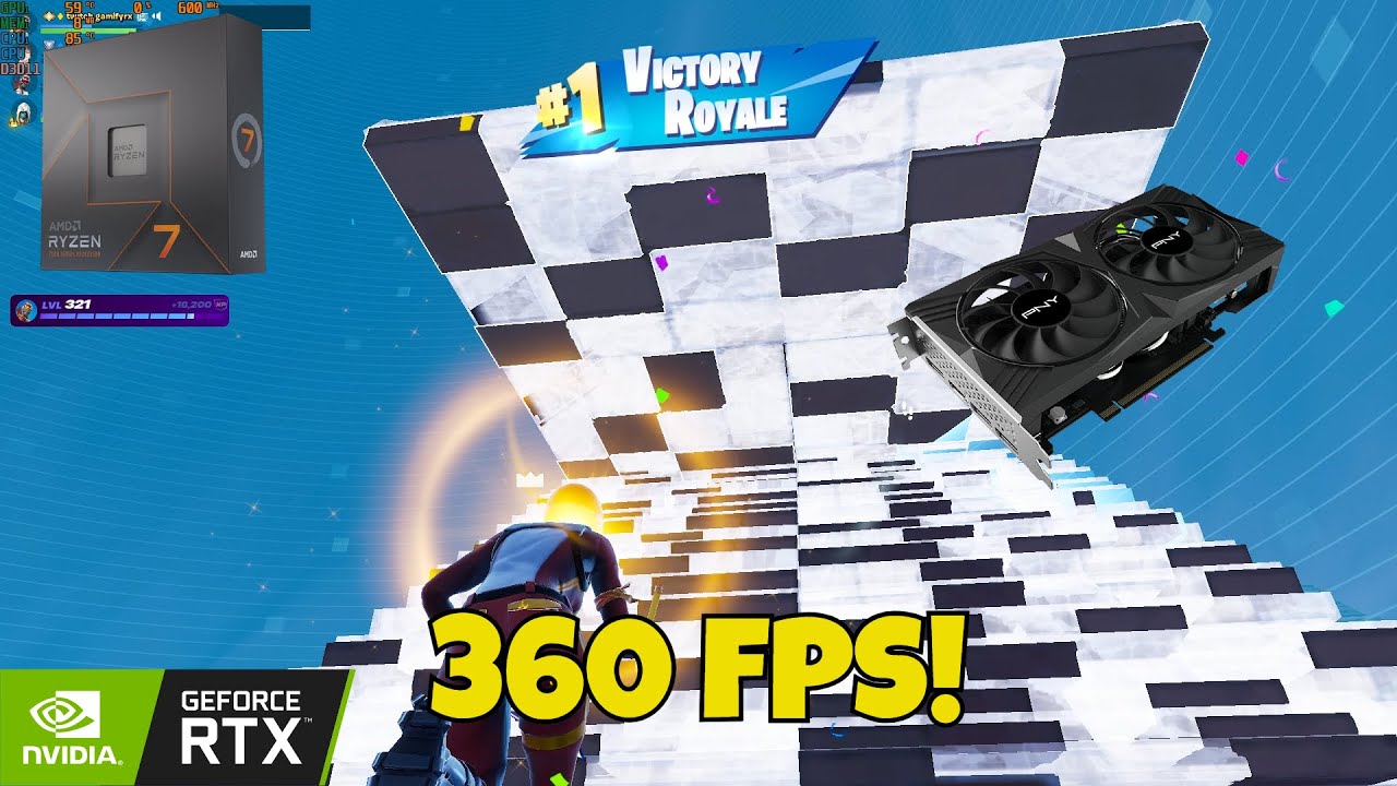 Ryzen 7 7700x Rtx 4060 8gb Chapter 6 Fortnite Benchmark 2025