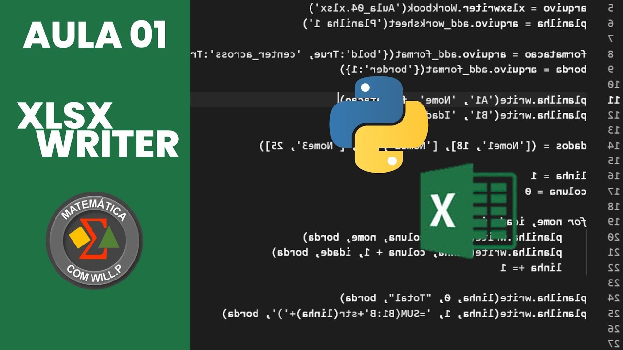 Aula 01 Xlsxwriter Python Excel Youtube