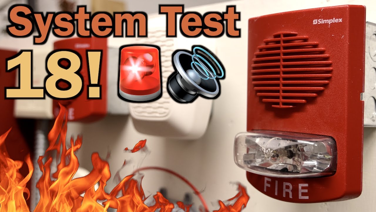 Simplex Voice Evacuation Eas Speaker Fire Alarm System Test 18