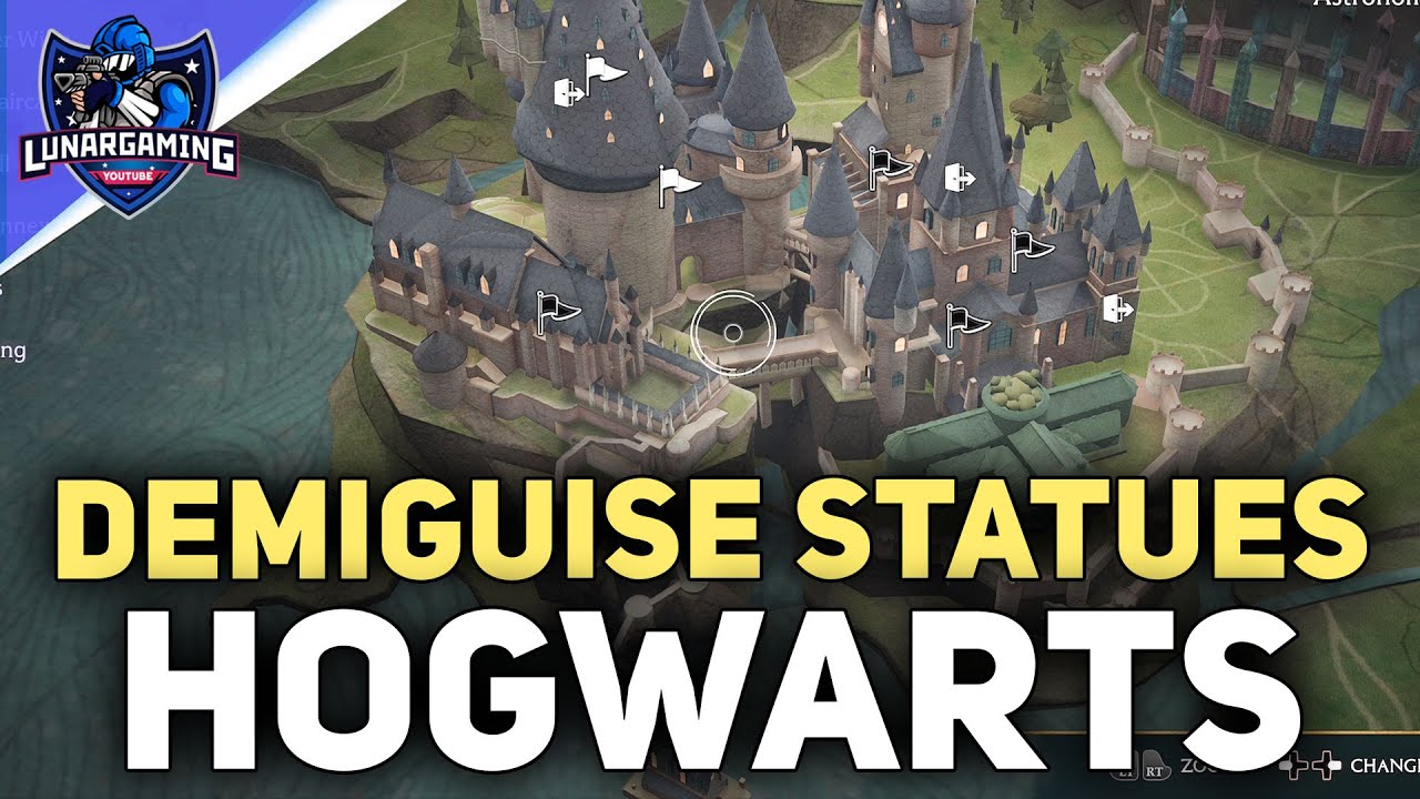All Demiguise Statue Moon Locations In Hogwarts Castle Hogwarts