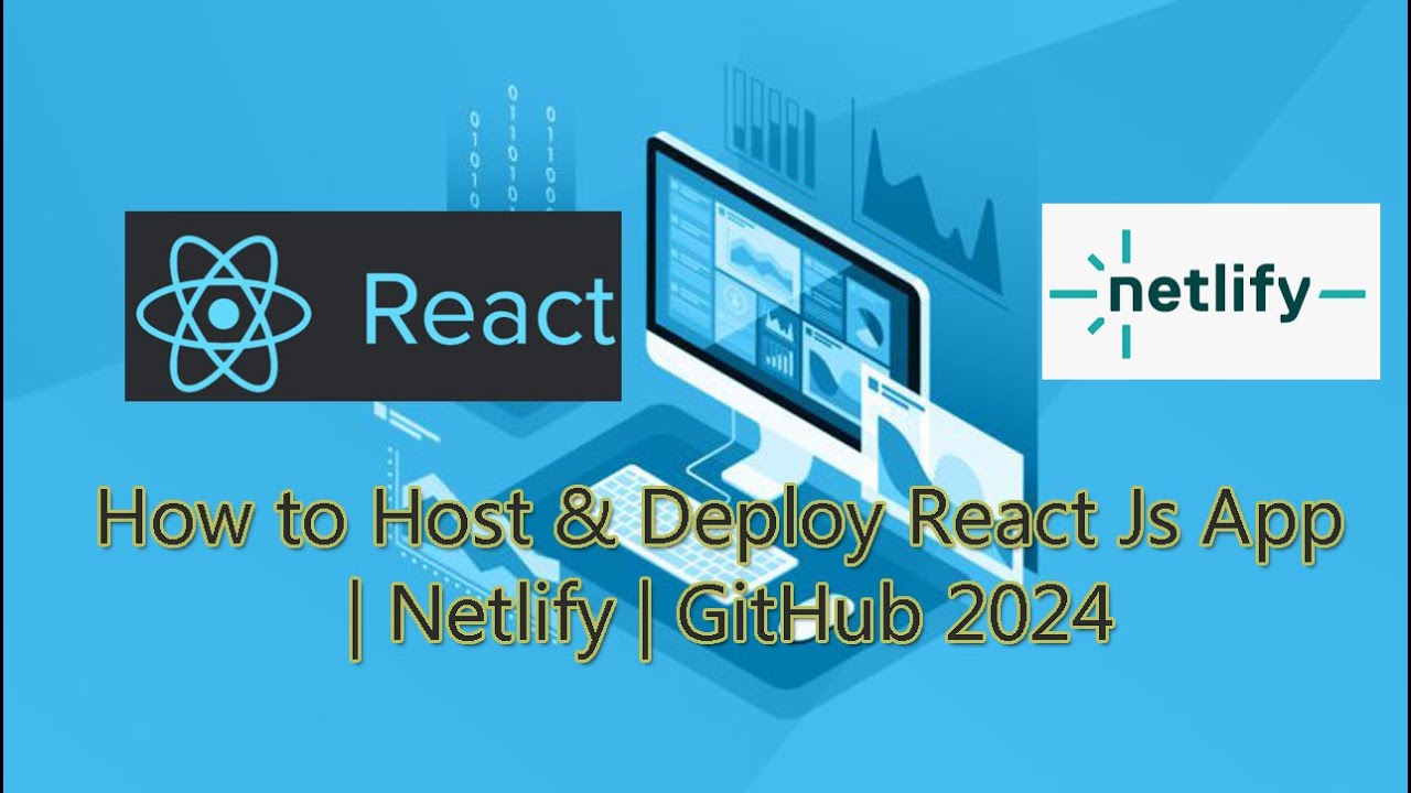 How To Host Deploy React Js App Netlify Github 2024 Youtube