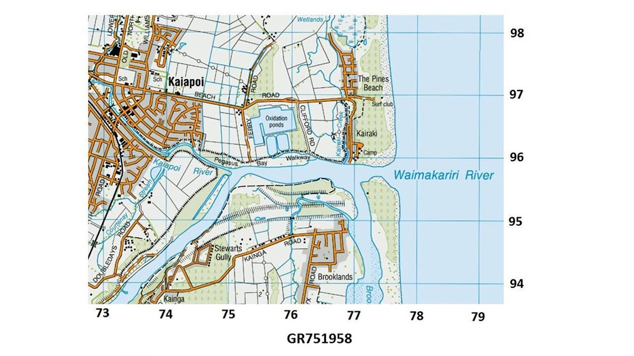 Online Map With Grid References At Geraldine Percival Blog