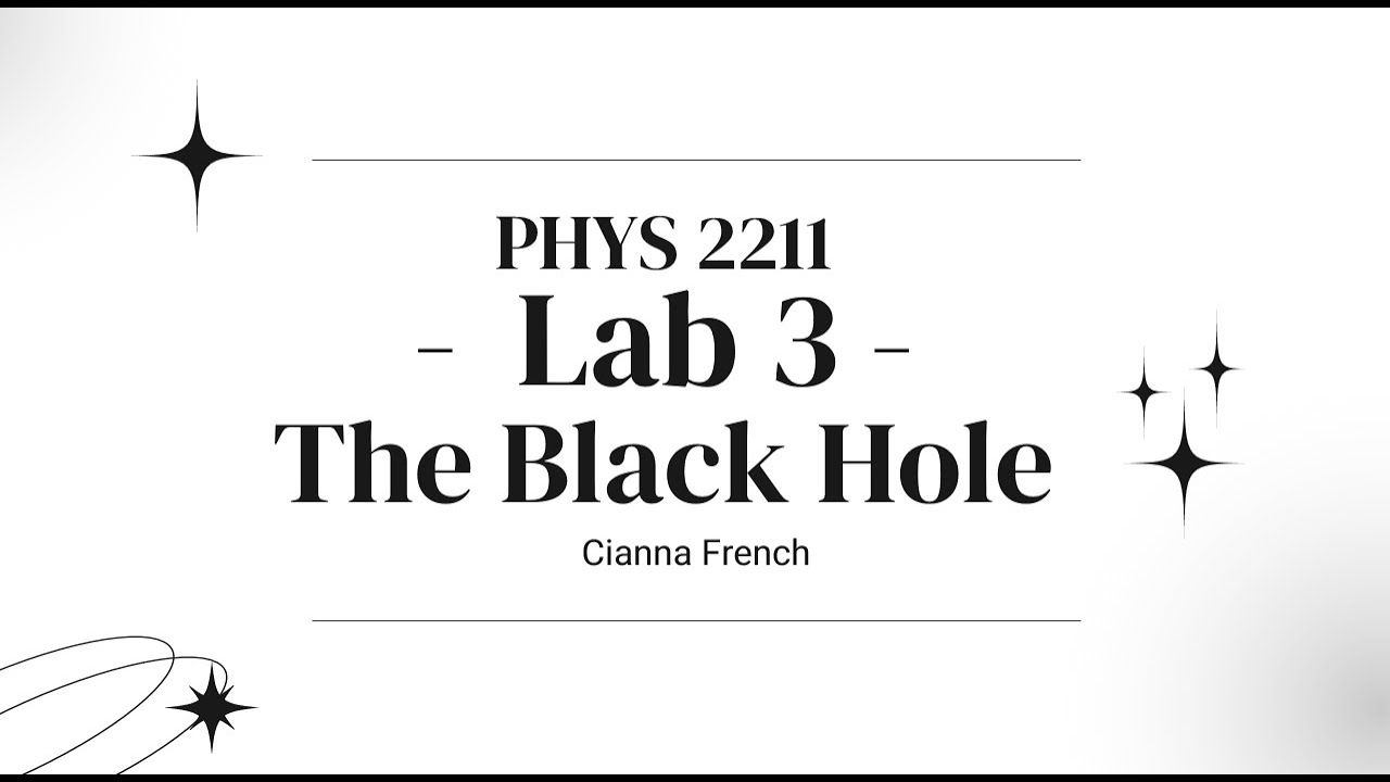 Phys 2211 Lab 3 Youtube