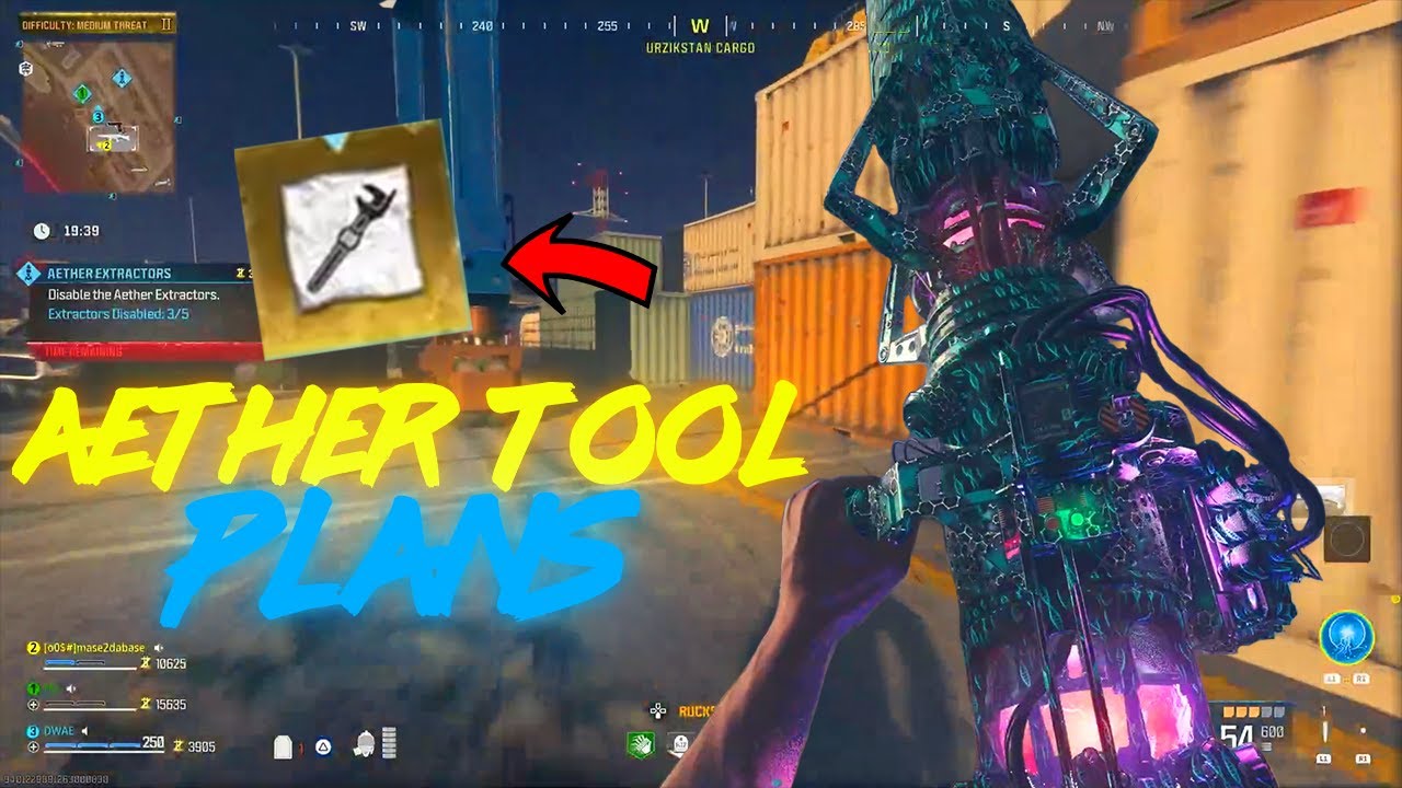 How To Exfil With Uncommon Aether Tool Plans In Mwz Saboteur