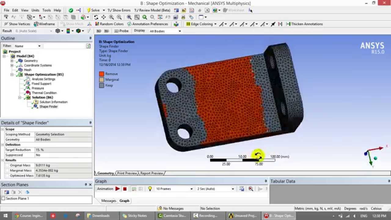 Ansys Shape Optimization Youtube
