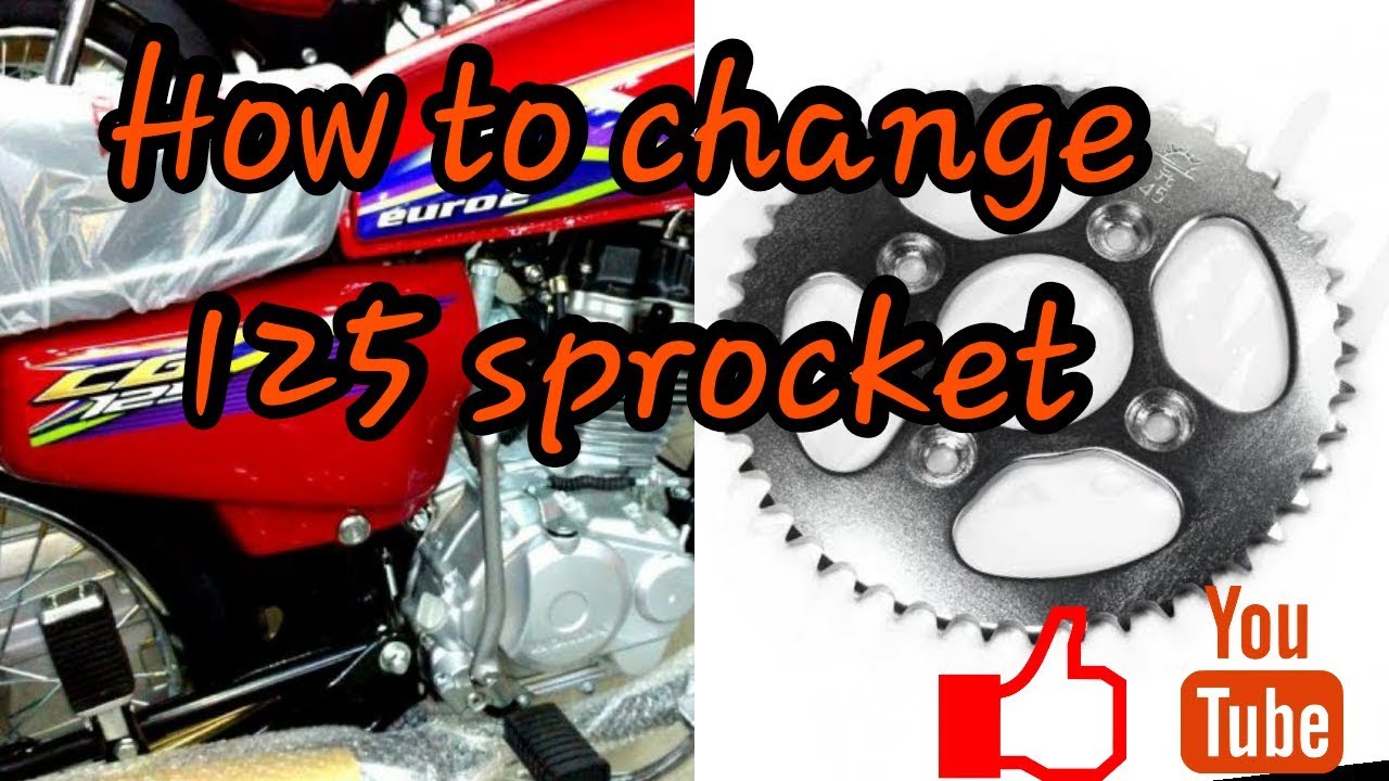 Go Faster By Changing Cg 125 Sprocket Change Chain Increase Speed