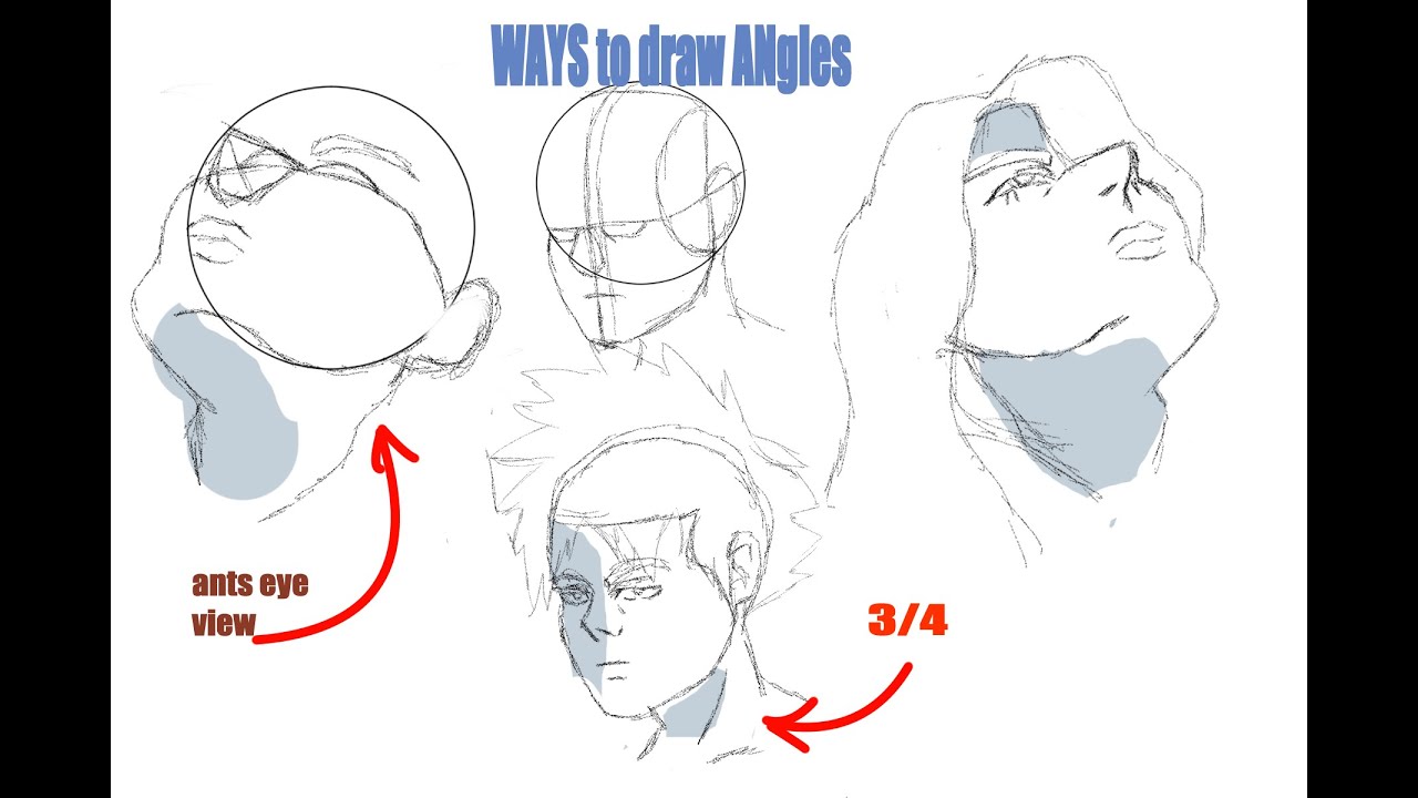 Drawing Faces In Different Angles Youtube