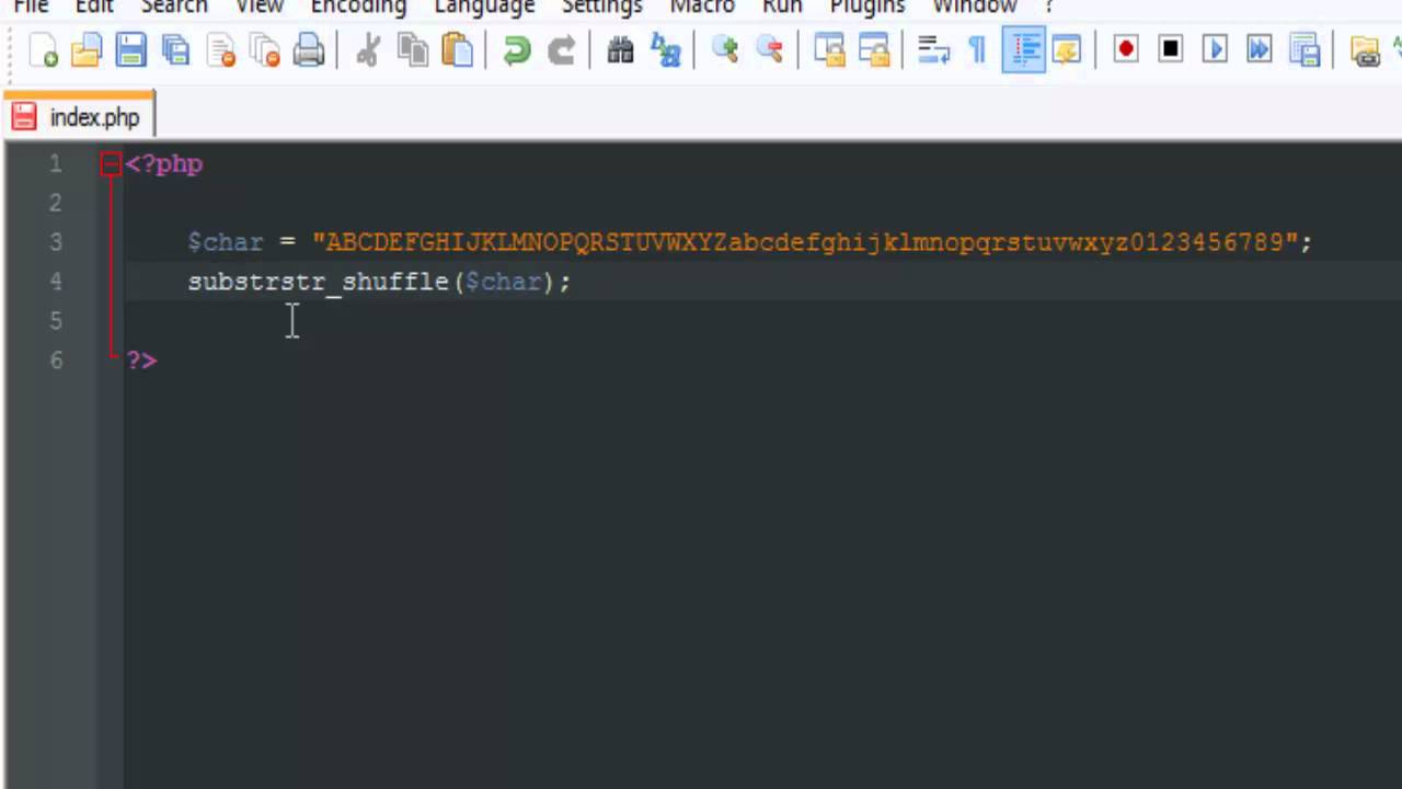 Php Random Character Generator Youtube