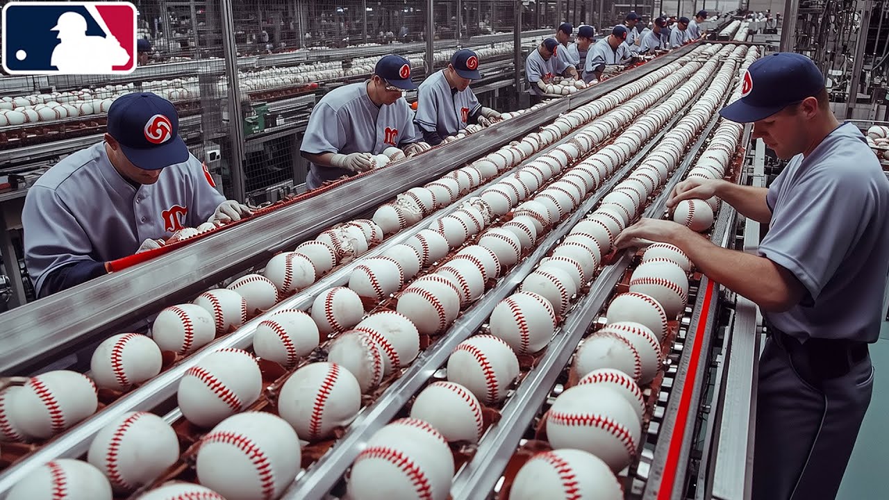 How Mlb Baseballs Are Made In Factory âš âš Captain Discovery Youtube