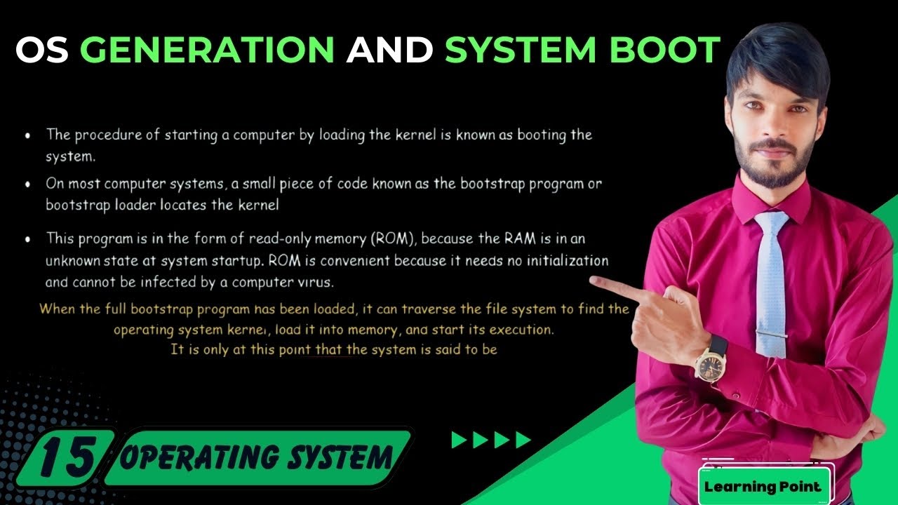 Operating System Generation And System Boot Youtube