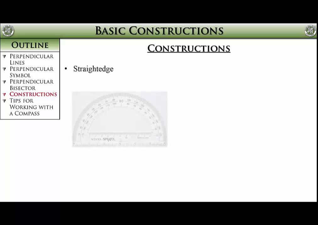 Geometry Section 1 6 Basic Constructions Youtube