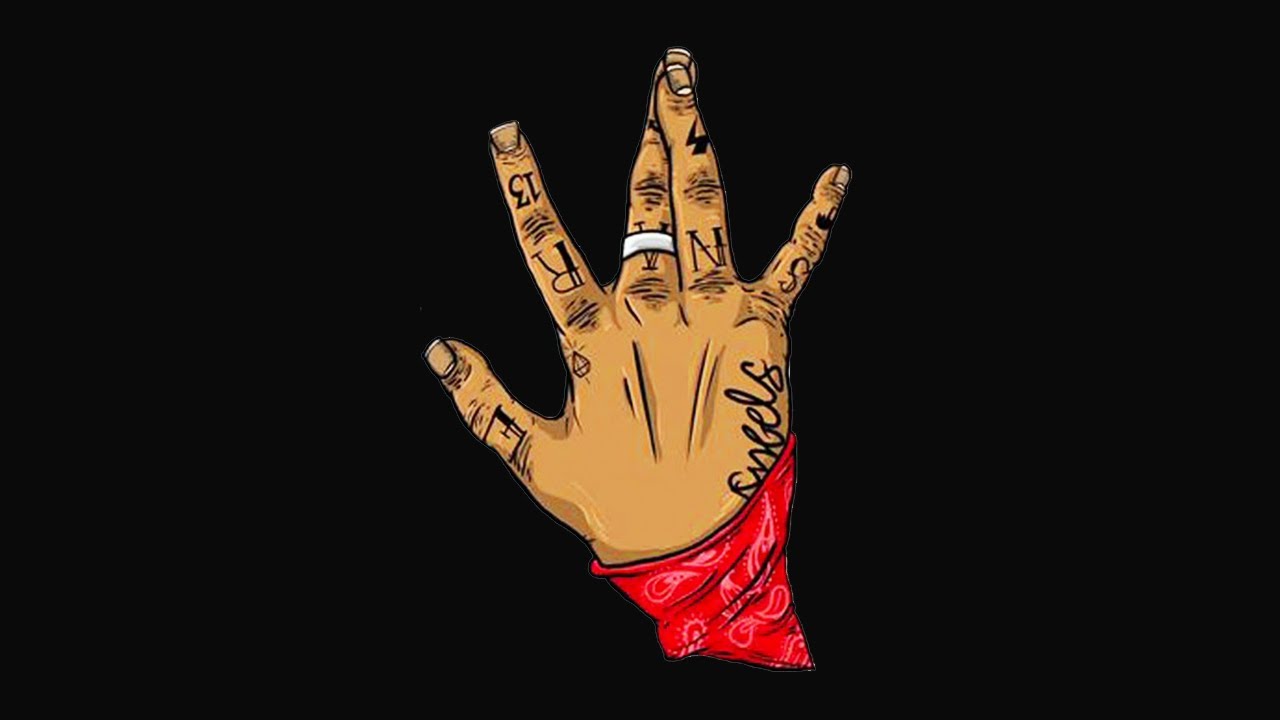 West Side Hand Sign Drawing