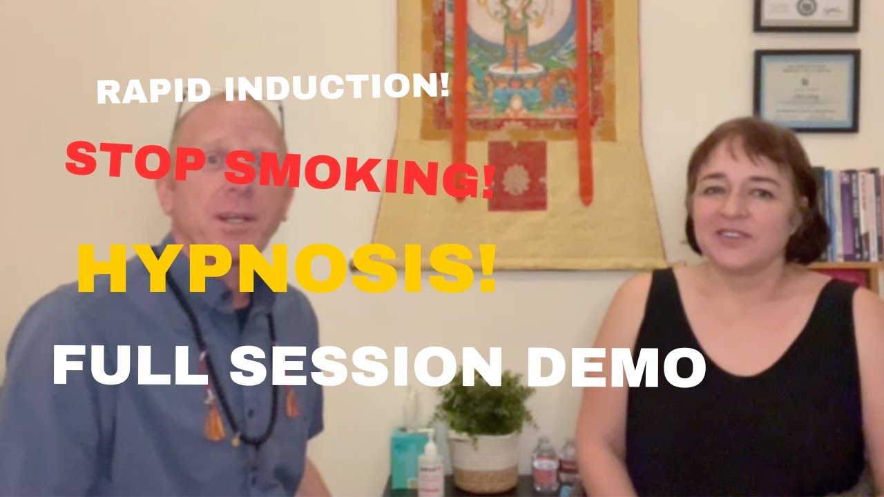 Stop Smoking Hypnosis Full Session Demonstration Part 1 Youtube