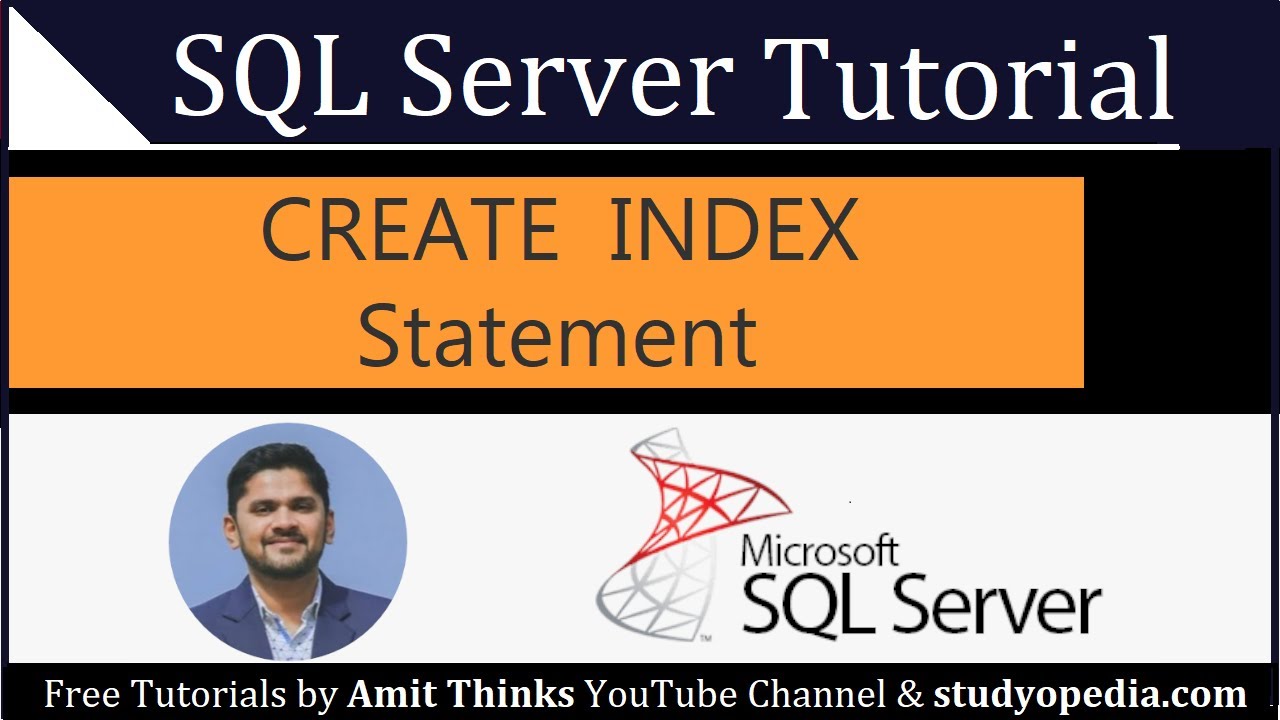 Sql Create Index Statement Sql Server Tutorial For Beginners 2022