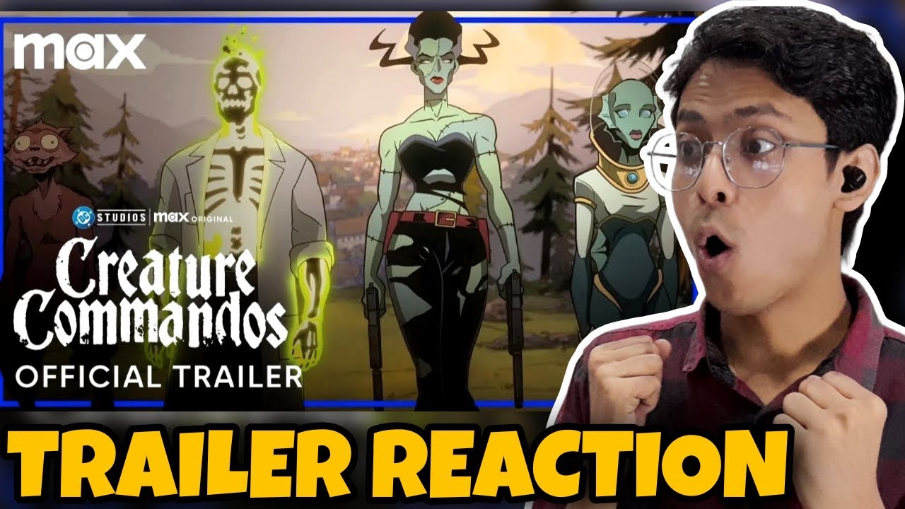 Creature Commandos Official Trailer Reaction Max Holly Verse