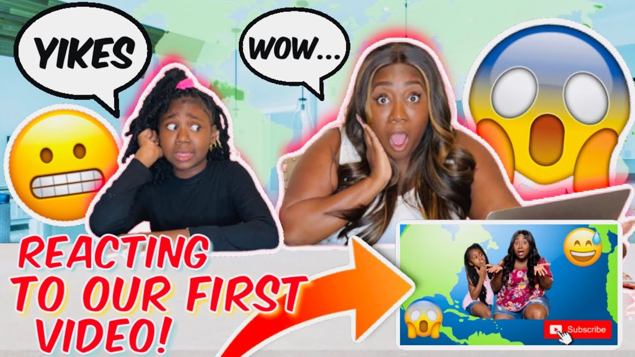 Reacting To Our Very First Youtube Video Youtube