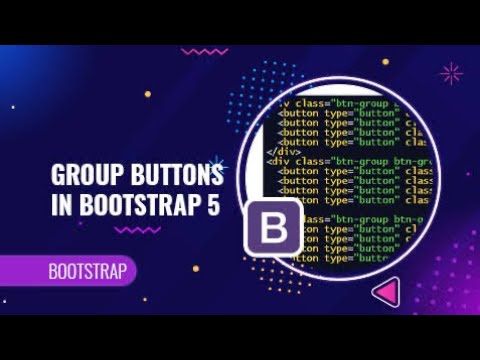 Bootstrap 5 Button Group Youtube