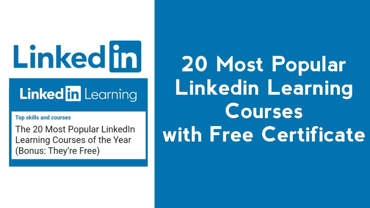 Linkedin Learning Free Courses With Certificate Packsniom