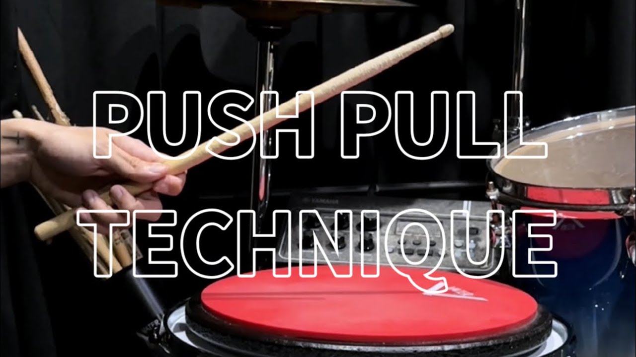 Push Pull Technique Nтга Drum Lesson Youtube