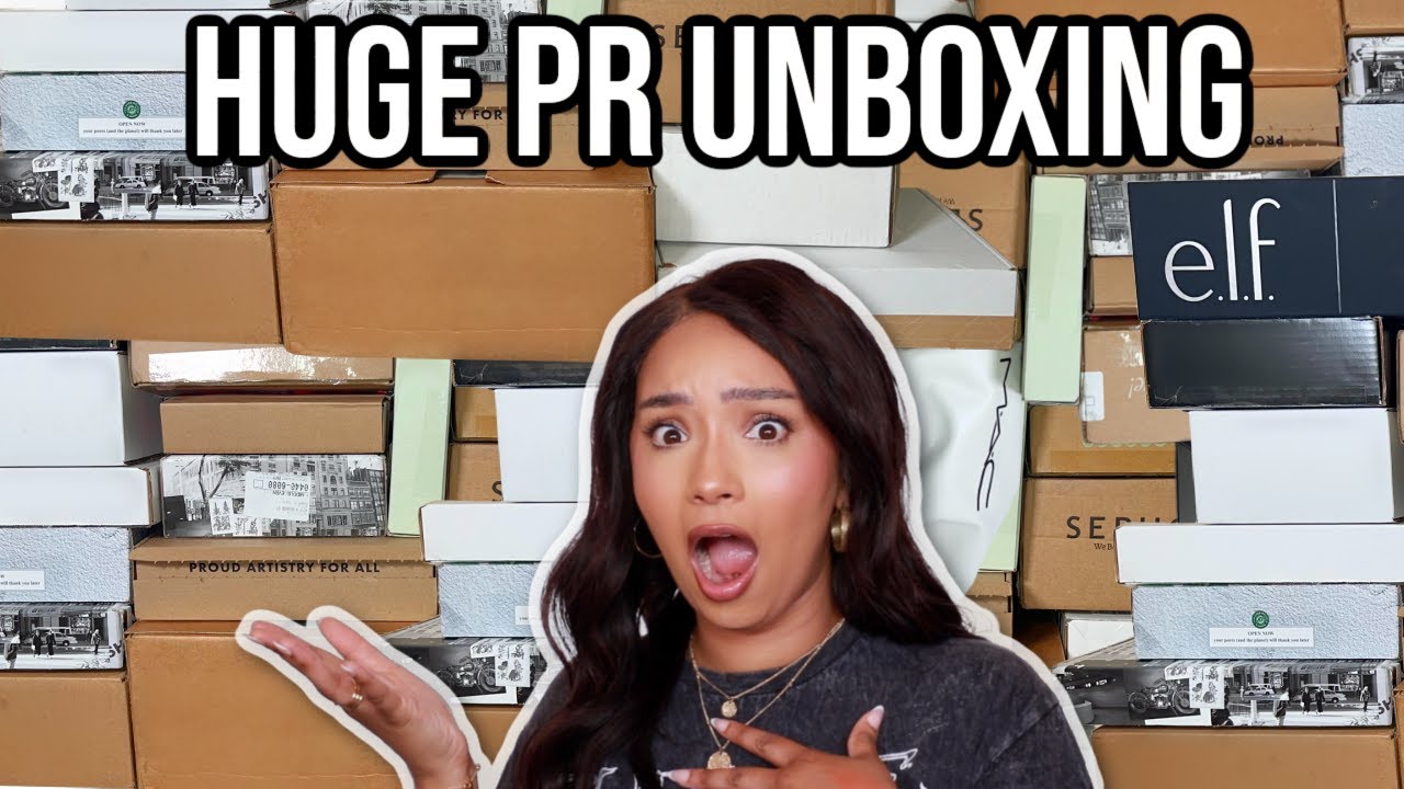 Huge Pr Unboxing Youtube