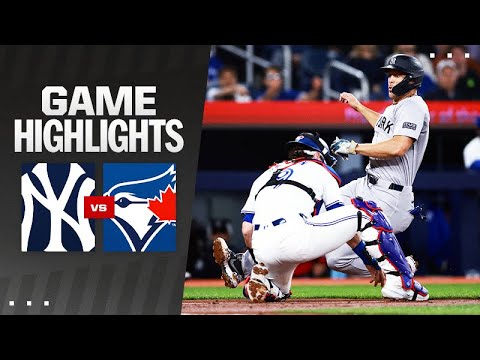 Yankees Vs Blue Jays Game Highlights 4 16 24 Mlb Highlights Youtube
