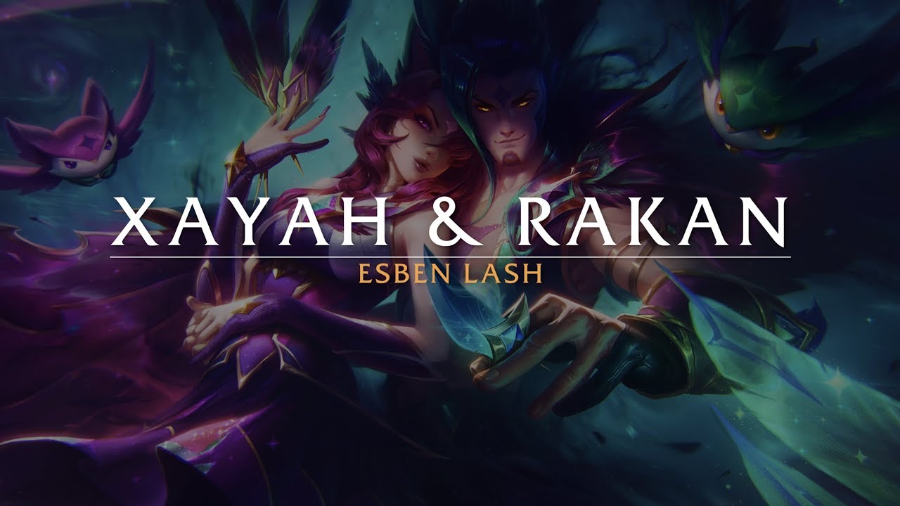 Spalsh Art Process Xayah Rakan Youtube