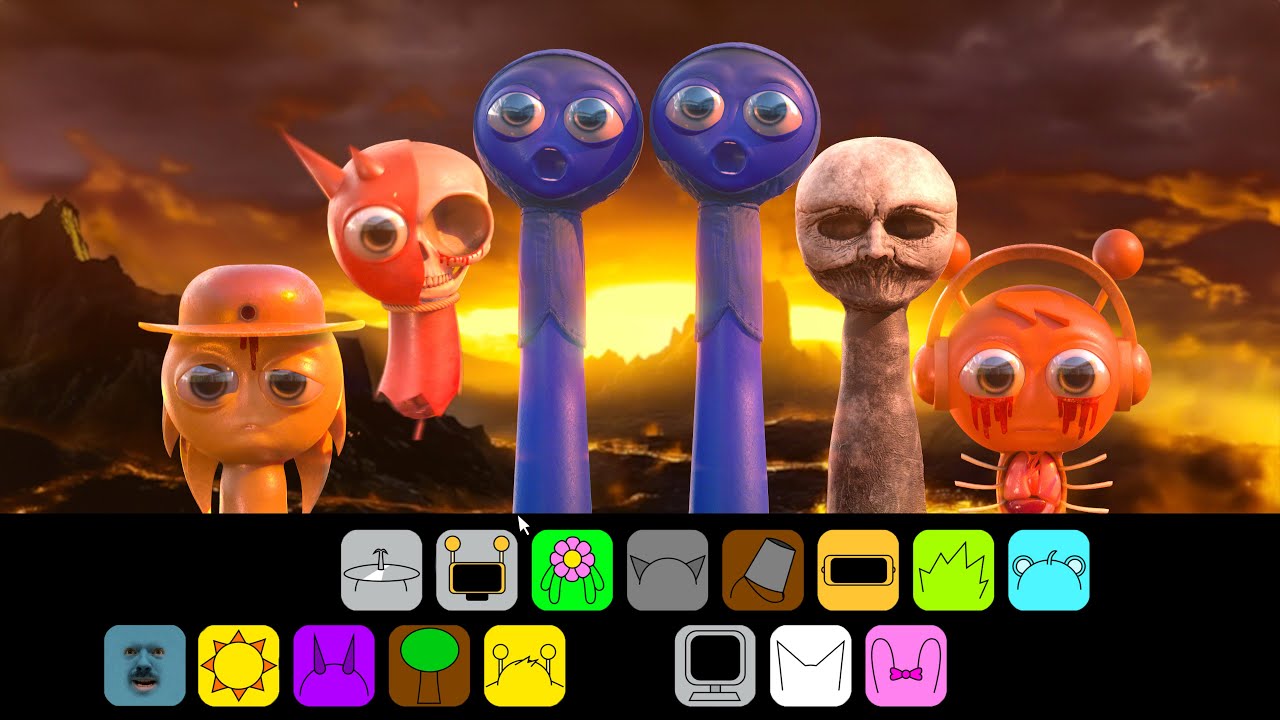 Incredibox Sprunki 3d Edition Be Like You Mod Youtube Music