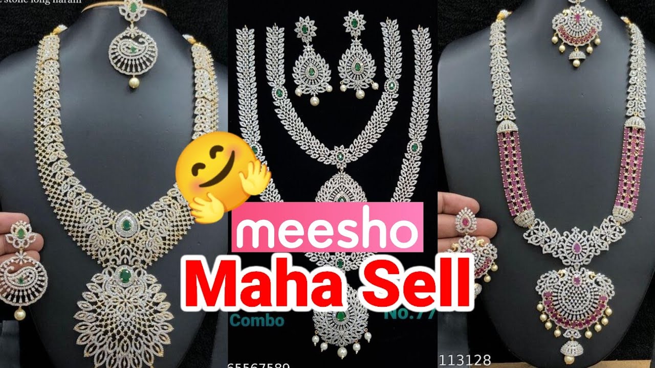Meesho Jewellery Set For Wedding With Price At Natasha Pruitt Blog