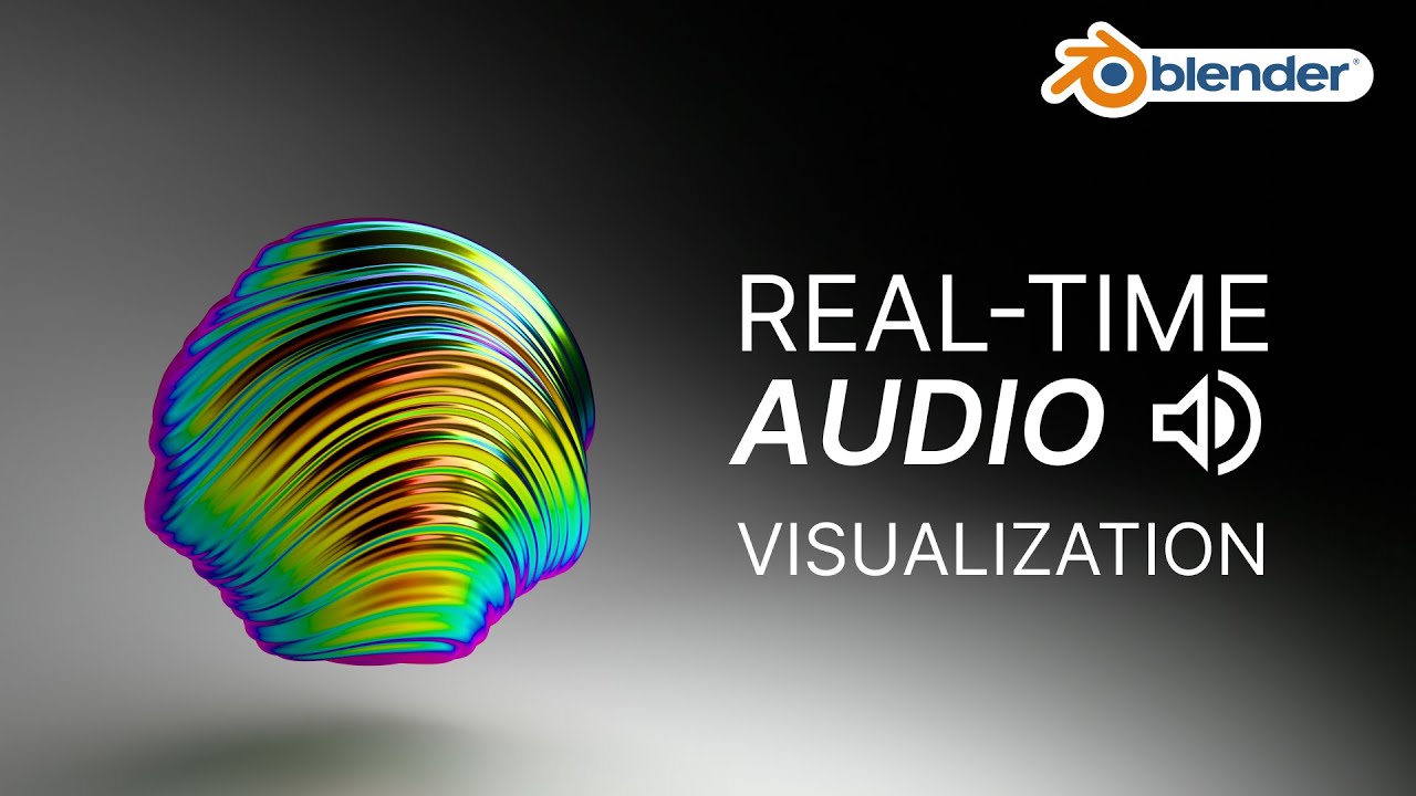 Blender Real Time Audio Visualization Using Python Tutorial For