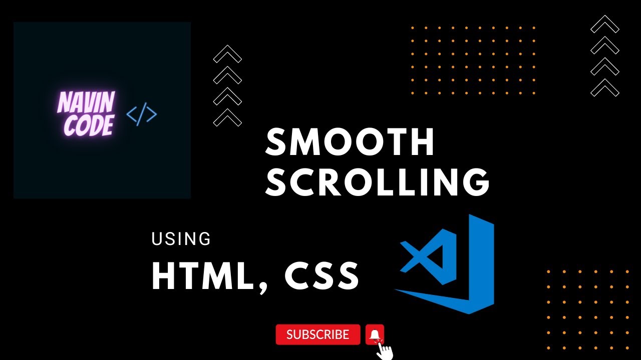 How To Add Smooth Scrolling In Html Css In Hindi Youtube