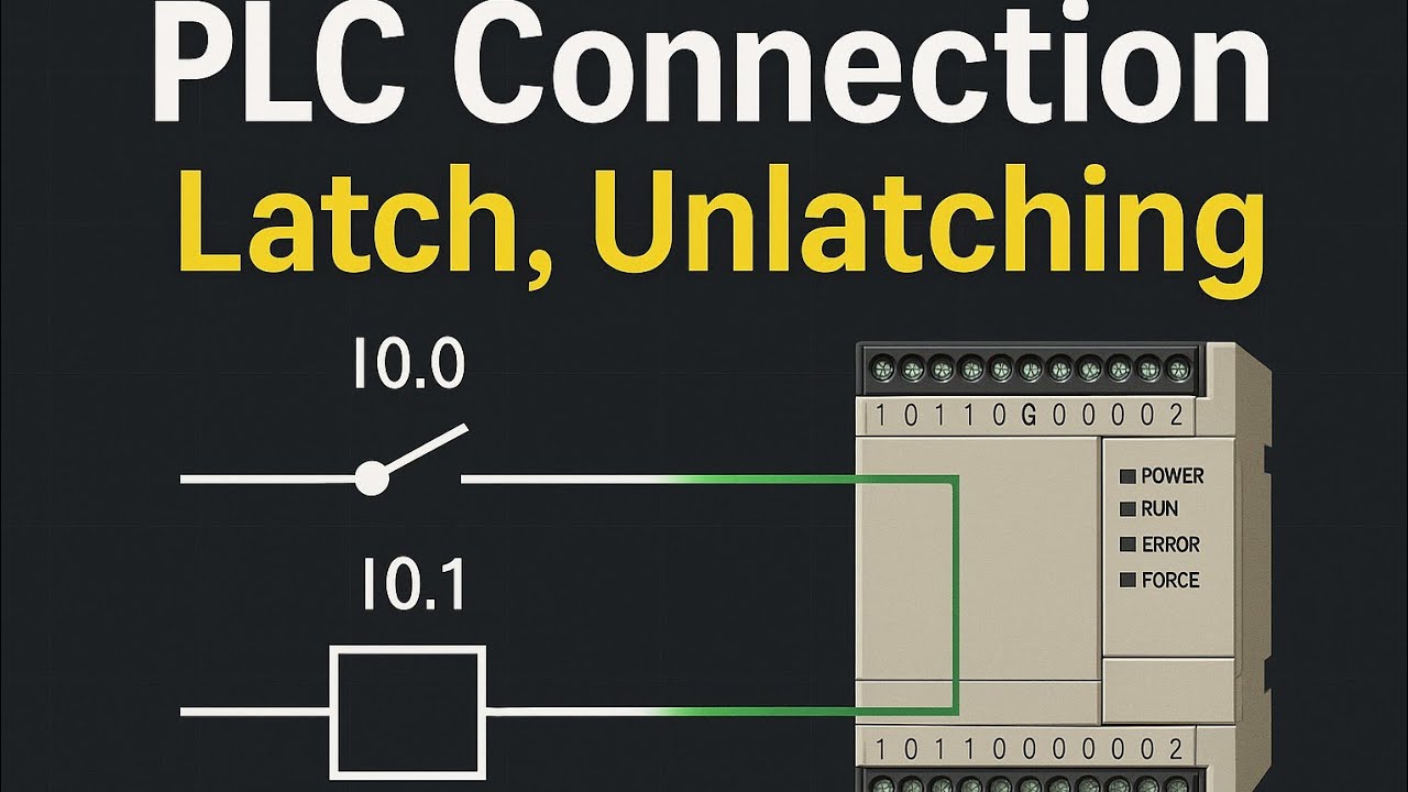 8 Plc Connection And Latch Unlatching Youtube