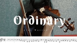 Ordinary Alex Warren Violin Cover With Sheet Music Luna C Mp3 Music ...