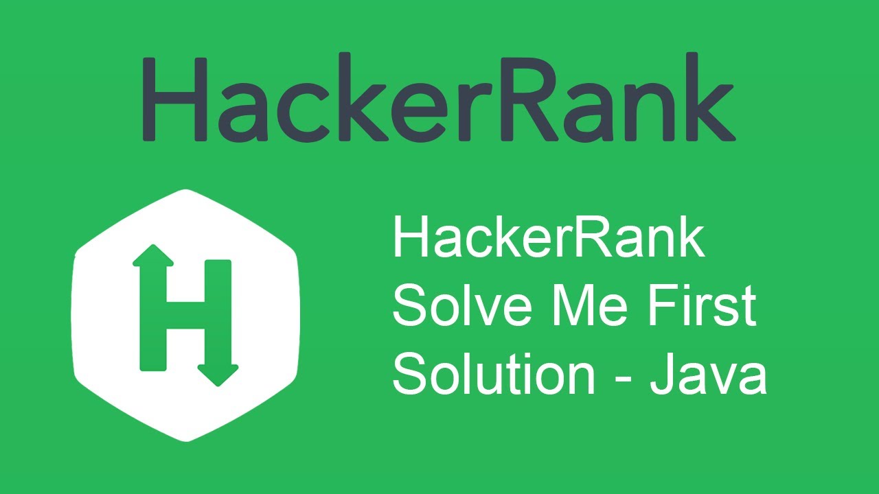 Hackerrank Solve Me First Solution Java Youtube