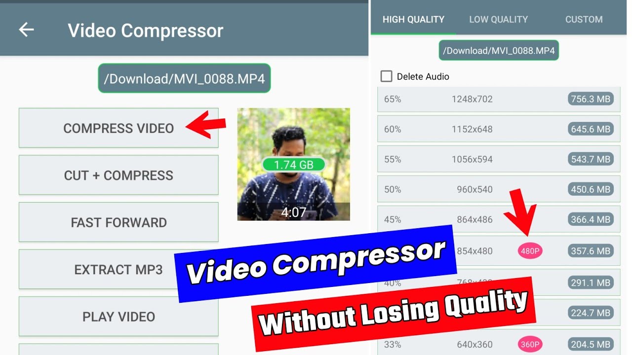 How To Compress Video Without Losing Quality Video Compressor Without