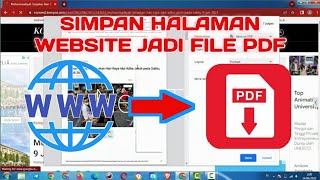 Cara Menyimpan Tampilan Website Jadi File Pdf Pada Google Chrome Imawan ...