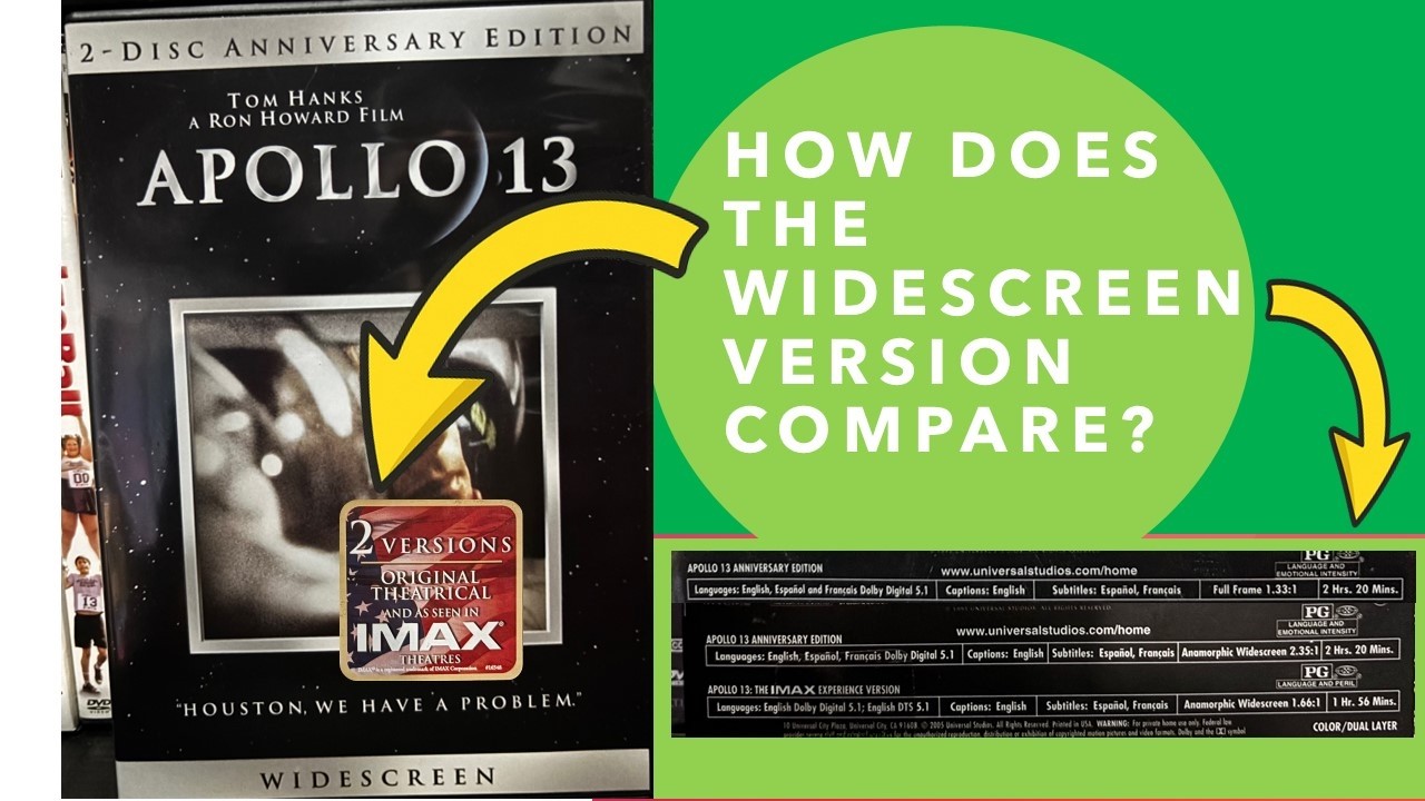 Part 2 Apollo 13 Imax Vs Fullscreen Vs Widescreen Youtube