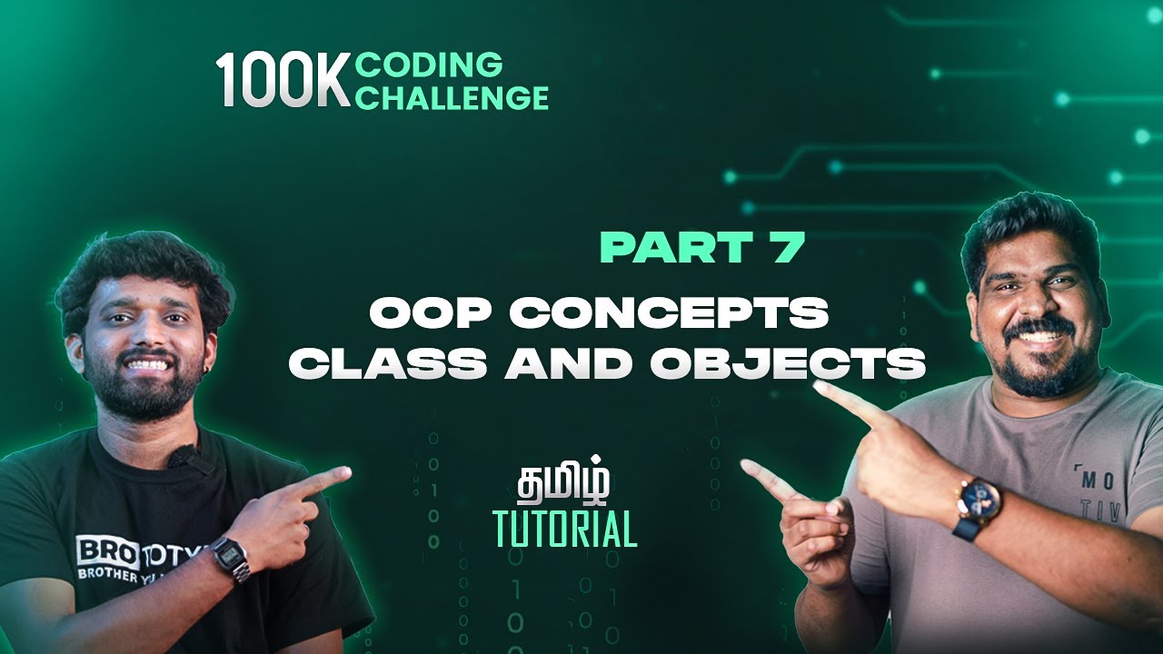 Part 7 Oop Concepts Class And Objects Java Programming Tamil