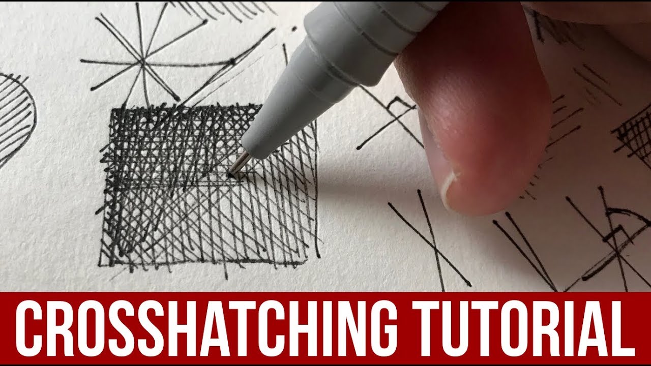 Beginner S Crosshatching Tutorial Drawing Technique Principles
