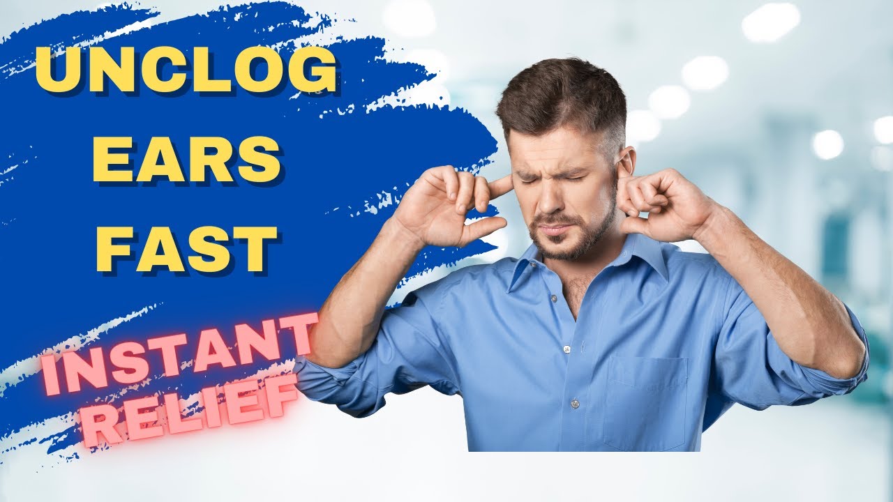 How To Safely Unclog Plugged Ears Youtube