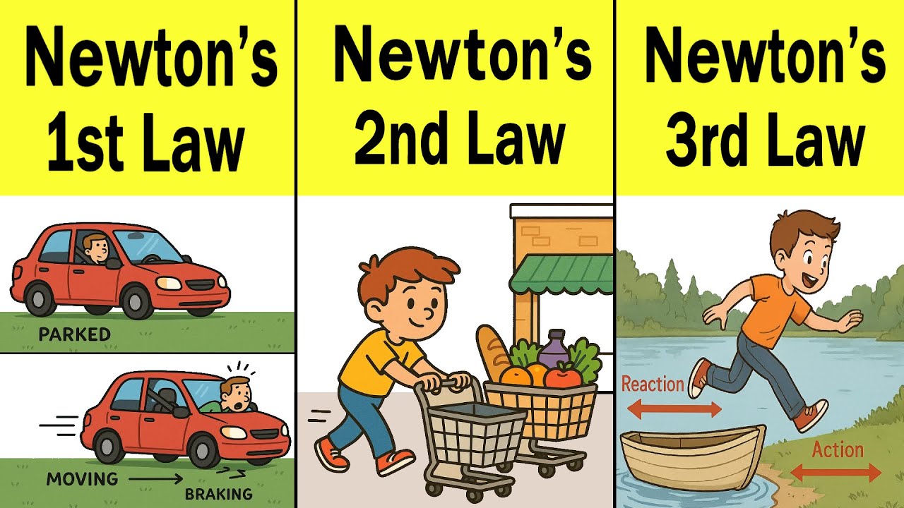 Newton S Laws Of Motion Explained With Real Life Examples Easy