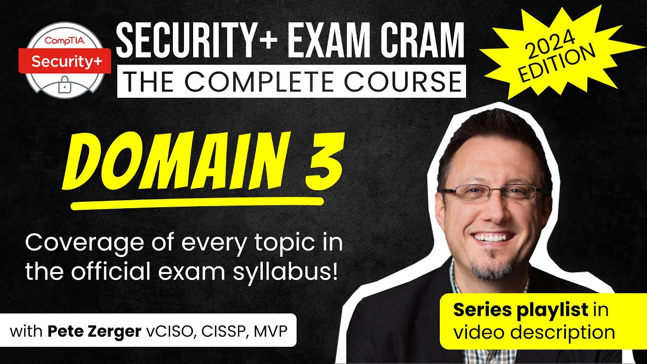 Comptia Security Sy0 701 Domain 3 Complete Youtube