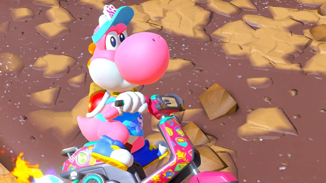 Mario Kart World Soft Serve Yoshi Youtube